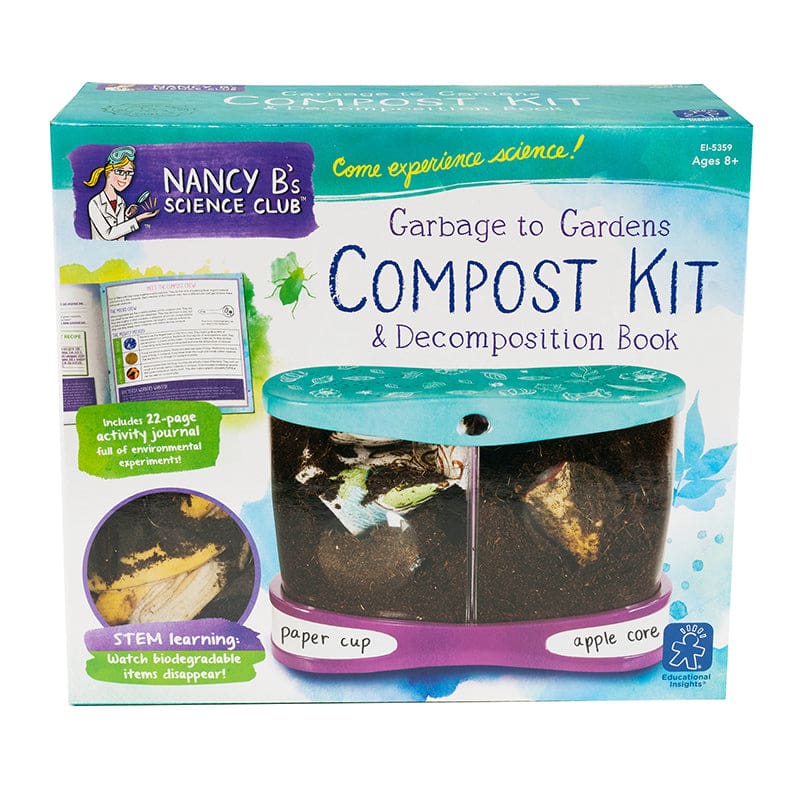 Nancy B Science Club Garbage To Gardens Compost Kit | ShelHealth