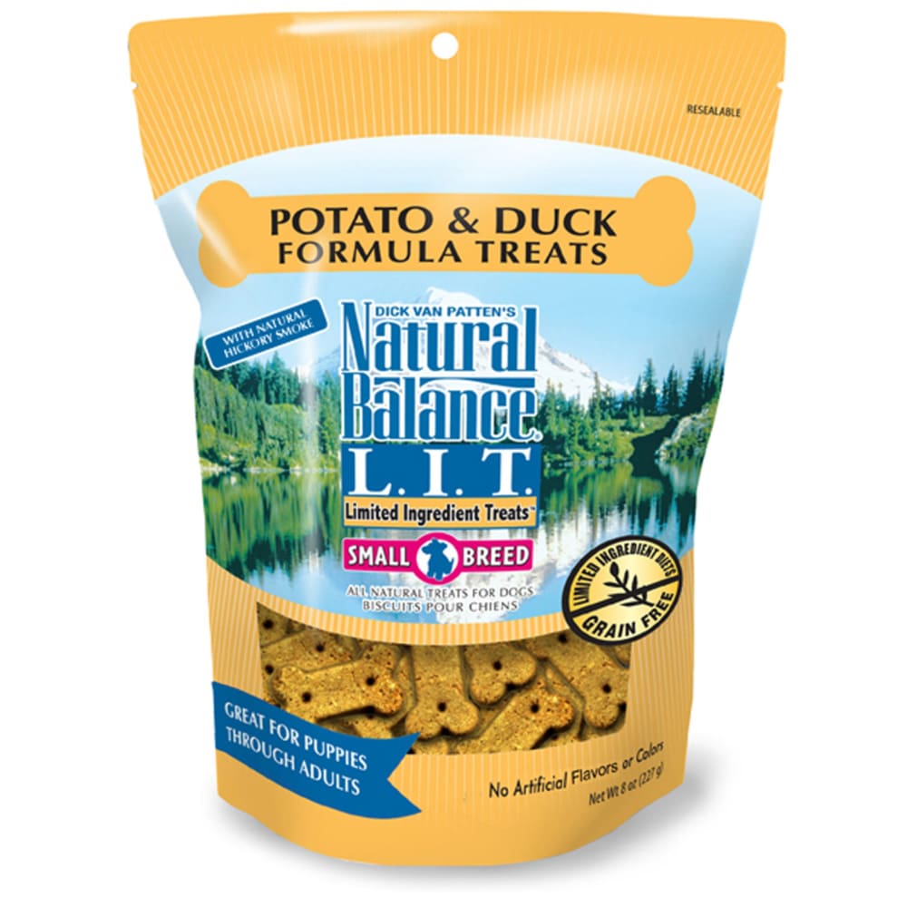 Natural Balance Pet Foods L.I.T. Duck & Potato Dog Treat 8 oz | ShelHealth