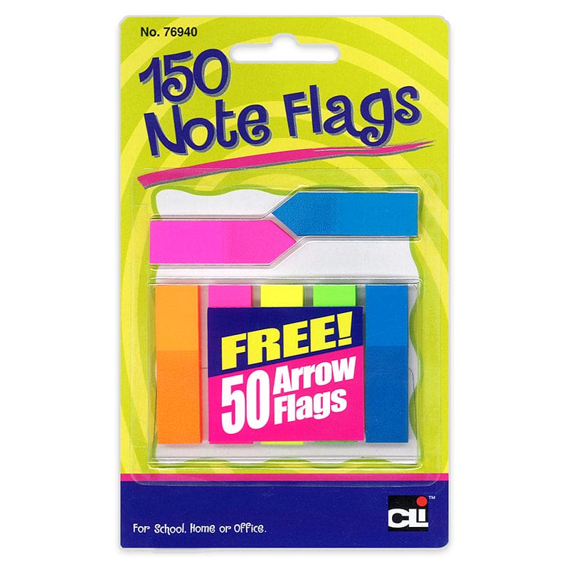 Note Flags Pack Of 30 In 5 Colors (Pack of 12) | ShelHealth