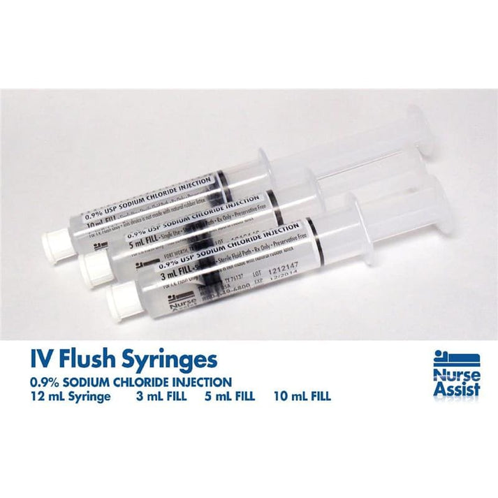 Nurse Assist Prefilled Syringe 10Ml 0.9% Normal Salin, Box of 100 ...
