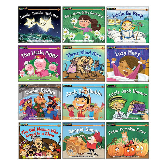 Nursery Rhyme Tales Set 2 English Rising Readers Leveled Books | ShelHealth