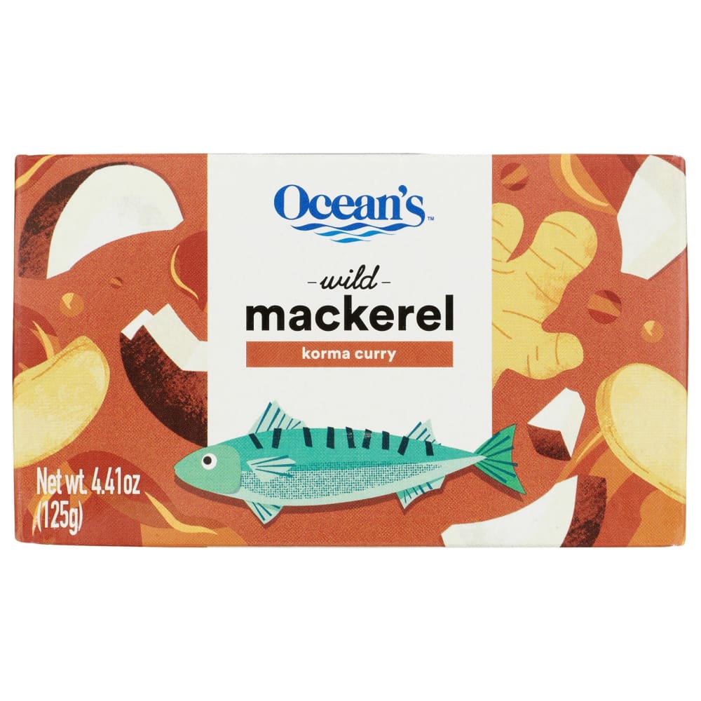 OCEAN'S: Mackerel Fillets, 4.41 oz (Case of 4) | ShelHealth