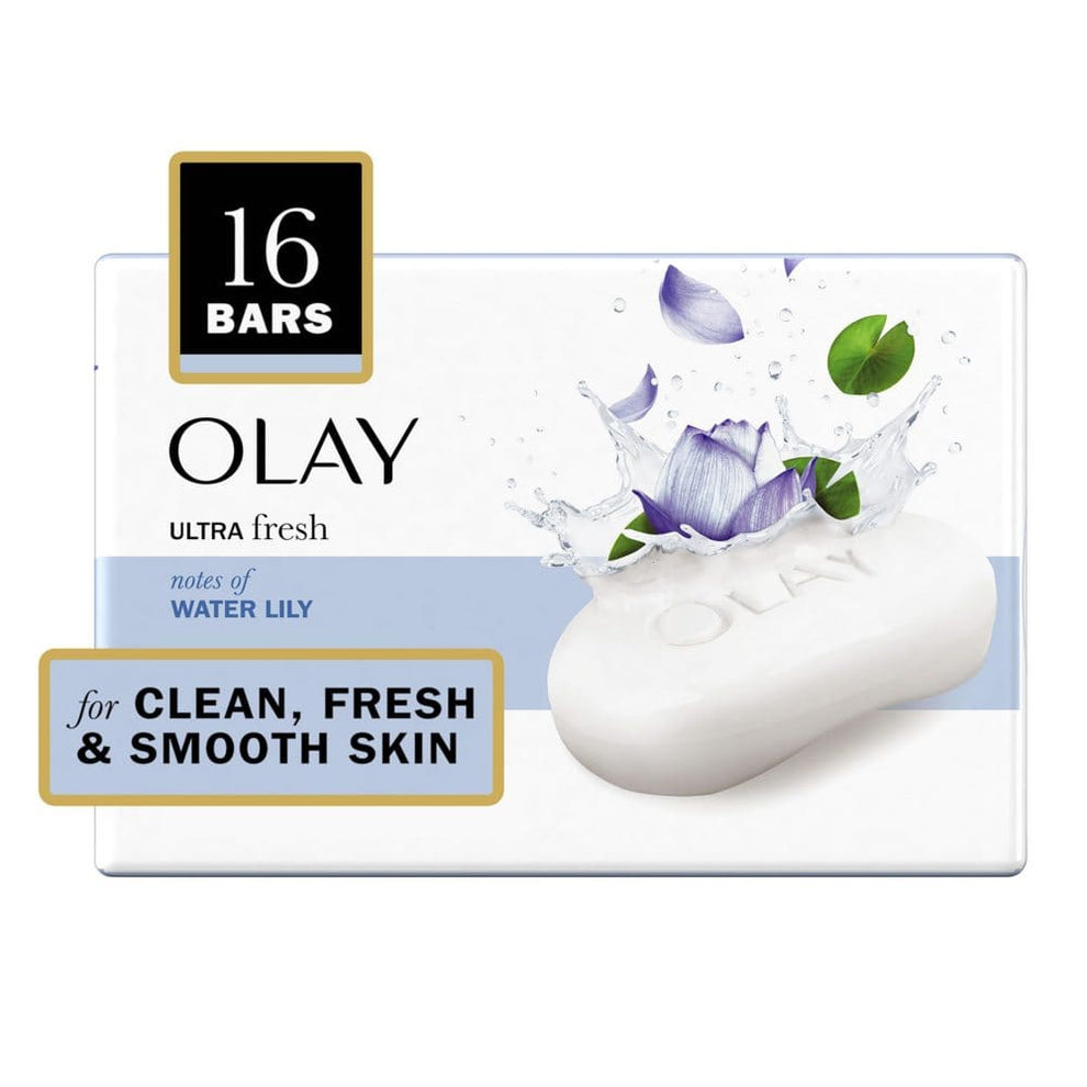 Olay Ultra Fresh Bar Soap, Notes of Water Lily (4 oz., 16 ct.) | ShelHealth