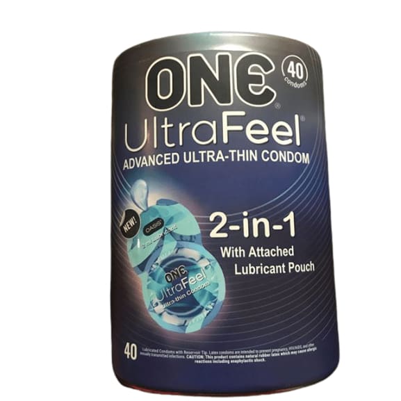 ONE UltraFeel Condoms, 40 Count | ShelHealth
