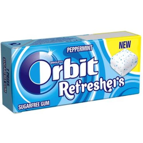 ORBIT REFRESHERS PEPPERMINT Flavour Chewing Gum 0.55 oz. (15.6 g ...