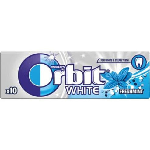 ORBIT WHITE FRESH MINT Flavour Chewing Gum 0.49 oz. (14 g.) | ShelHealth