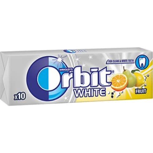 ORBIT WHITE FRUIT Flavour Chewing Gum 0.49 oz. (14 g.) | ShelHealth