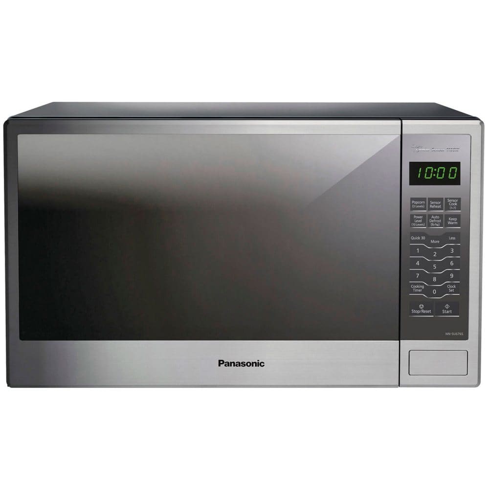 Panasonic Silver Countertop Microwave Oven, 1.3 cu. ft with Genius ...