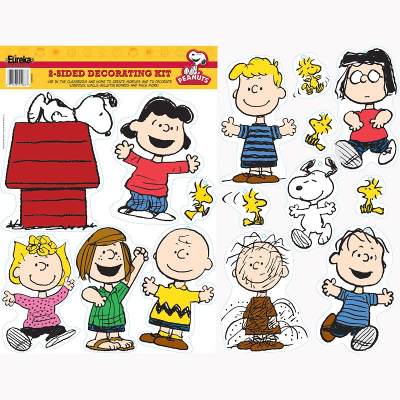 Peanuts Classic Characters 2 Sided Deco Kit (Pack of 10) | ShelHealth