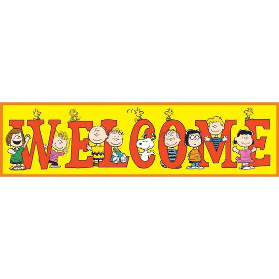 Peanuts Welcome Banner (Pack of 10) | ShelHealth