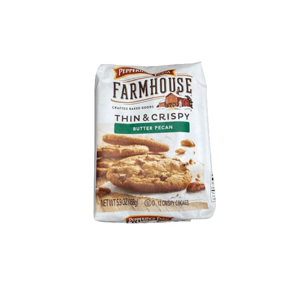 Pepperidge Farm Farmhouse Thin & Crispy Butter Pecan Cookies, 5.9 Oz ...