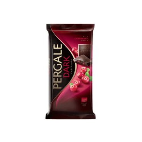 PERGALE Dark Chocolate with Cranberries, 3.3 oz (93 g) | ShelHealth