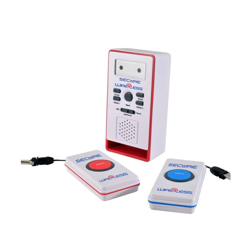 Personal Safety Two Call Button Caregiver Alert System | ShelHealth
