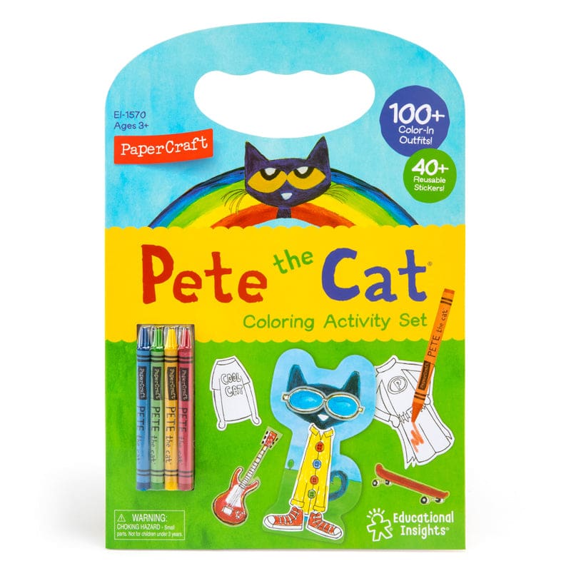 Pete The Cat Coloring Activity Set Papercraft (New Item With Future ...