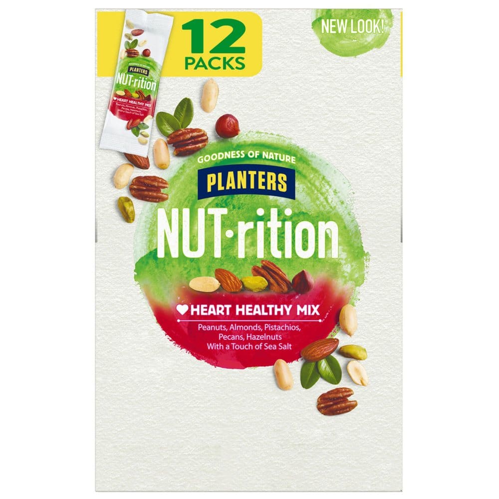 Planters NUT-rition Heart Healthy Mix (18 oz., 12 pk.) | ShelHealth