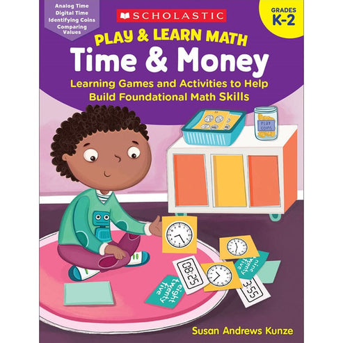 Play & Learn Math Time & Money (Pack of 6) | ShelHealth
