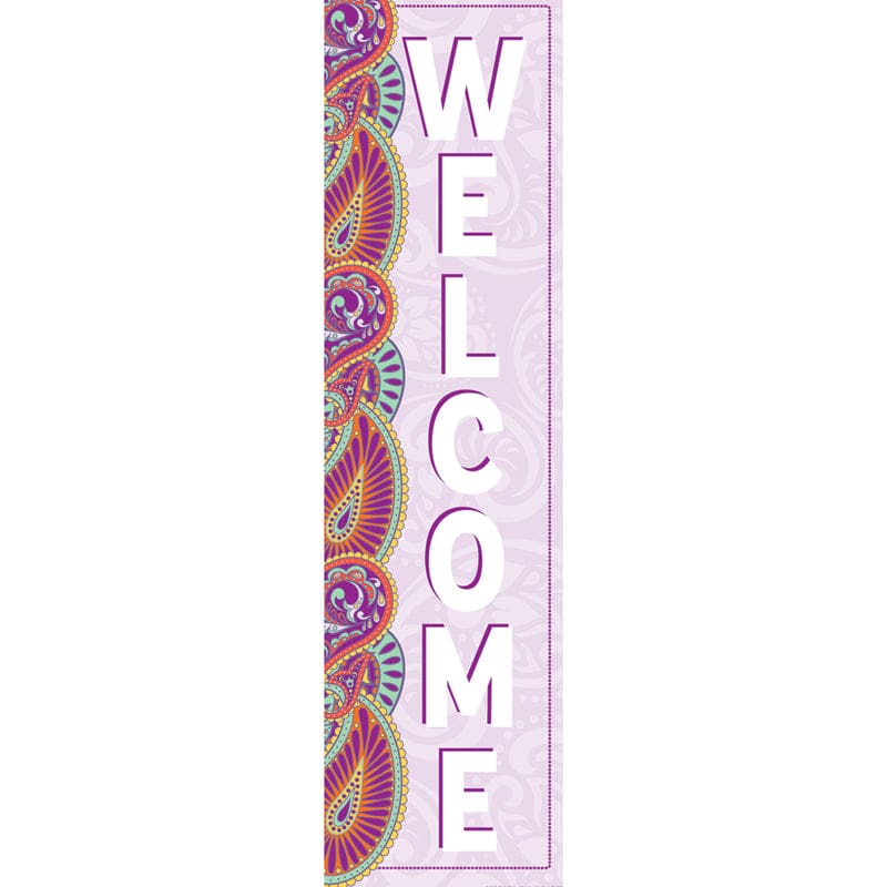 Positively Paisley Welcome Banner Vertical (Pack of 10) | ShelHealth