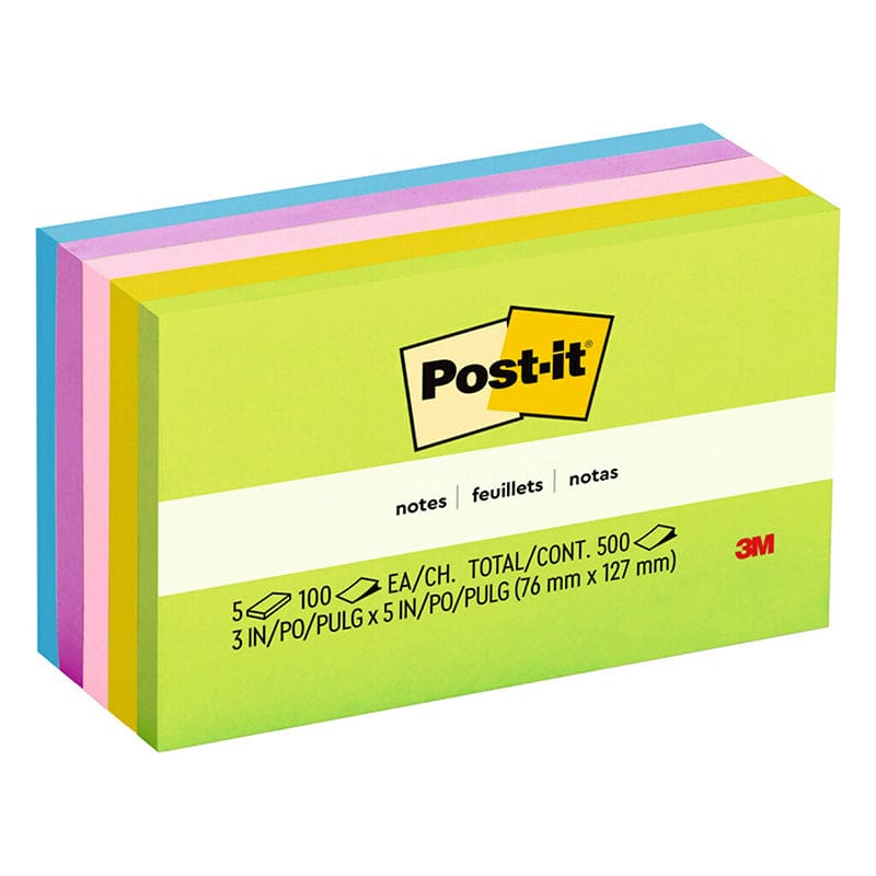 Post-It Notes 3X5 5Pads 100Shts/Pad Jaipur Collection (Pack of 2 ...