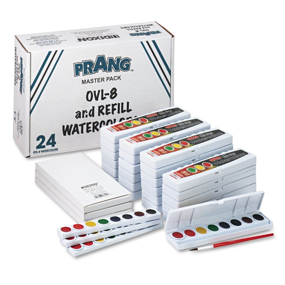 Prang Professional Watercolor Master Pack, Assorted Colors | ShelHealth