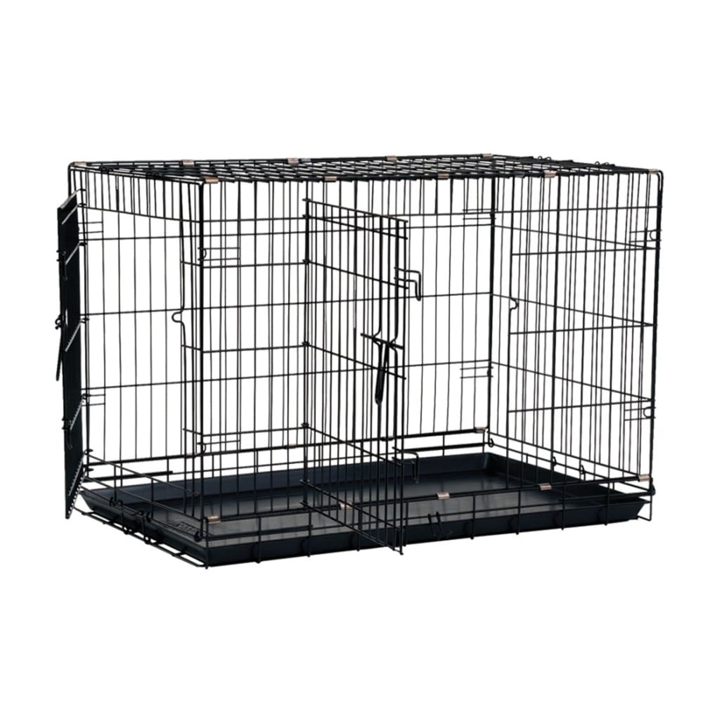 Precision Pet Products 2 Door Great Crate for Dog Hard-Sided Black 48 ...