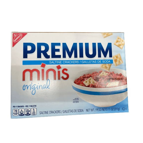 Premium Original Mini Saltine Crackers, 11 oz | ShelHealth