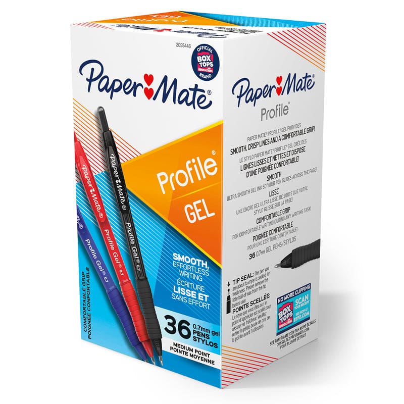 Profile Gel Rt Assorted 36Ct Paper Mate | ShelHealth