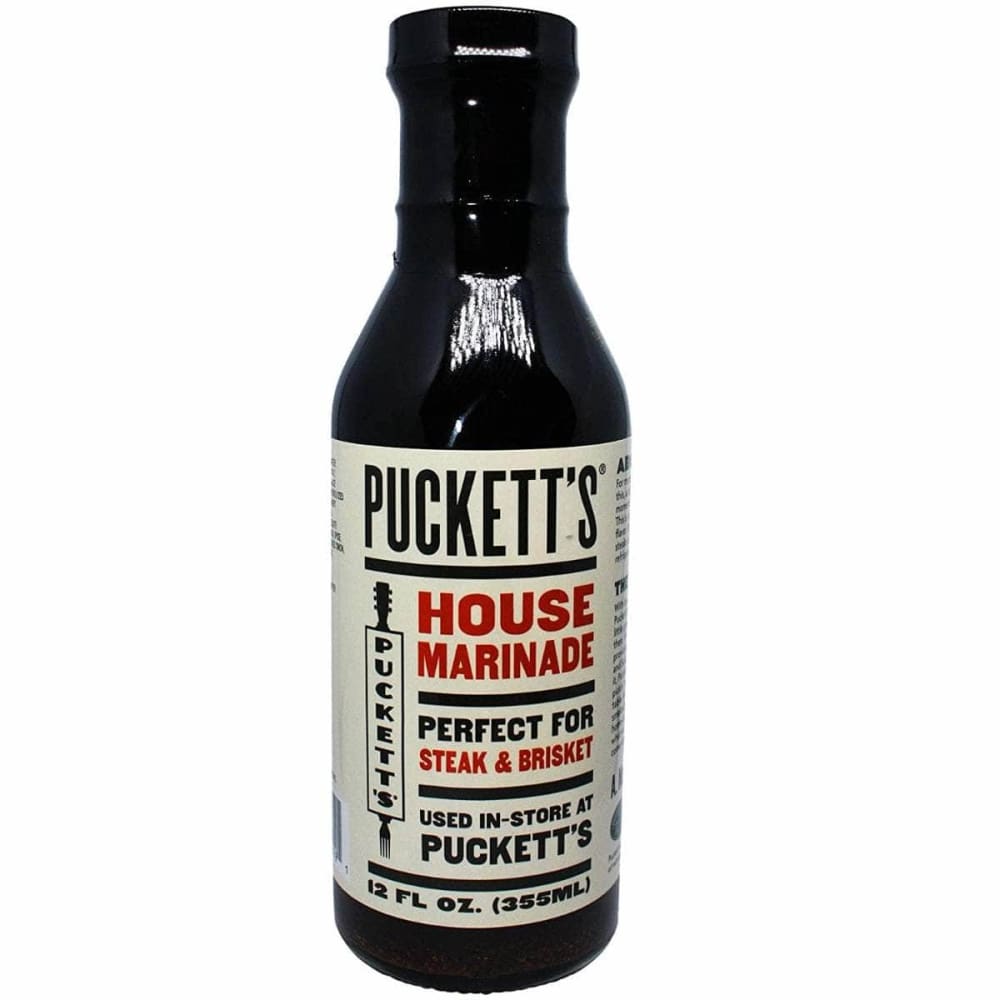 PUCKETTS: House Marinade, 12 oz (Case of 3) | ShelHealth