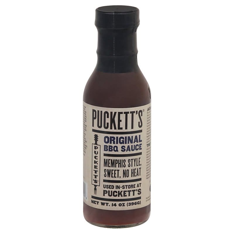 PUCKETTS: Original BBQ Sauce, 14 oz (Case of 3) | ShelHealth