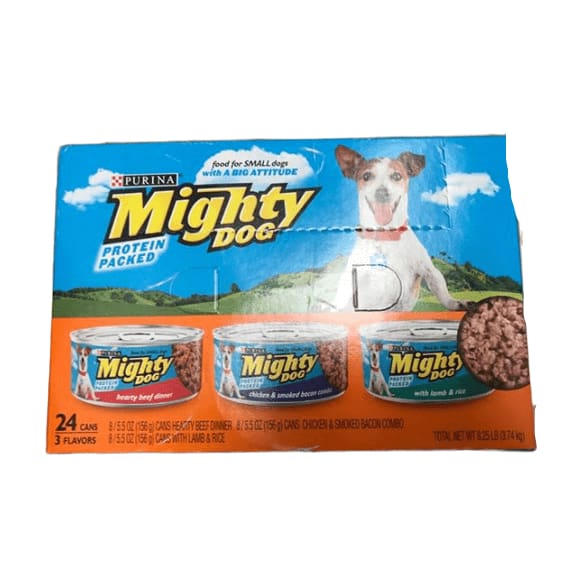 Purina Mighty Dog Dog Food Variety Pack, 24 ct./5.5 oz. | ShelHealth