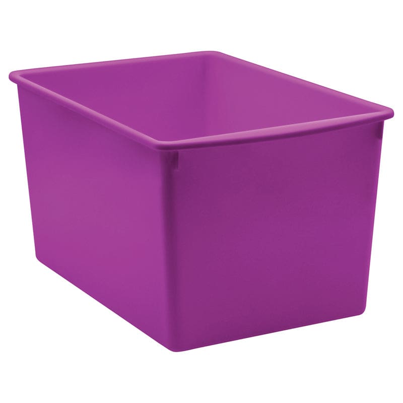 Purple Plastic Multi-Purpose Bin (Pack of 6) | ShelHealth