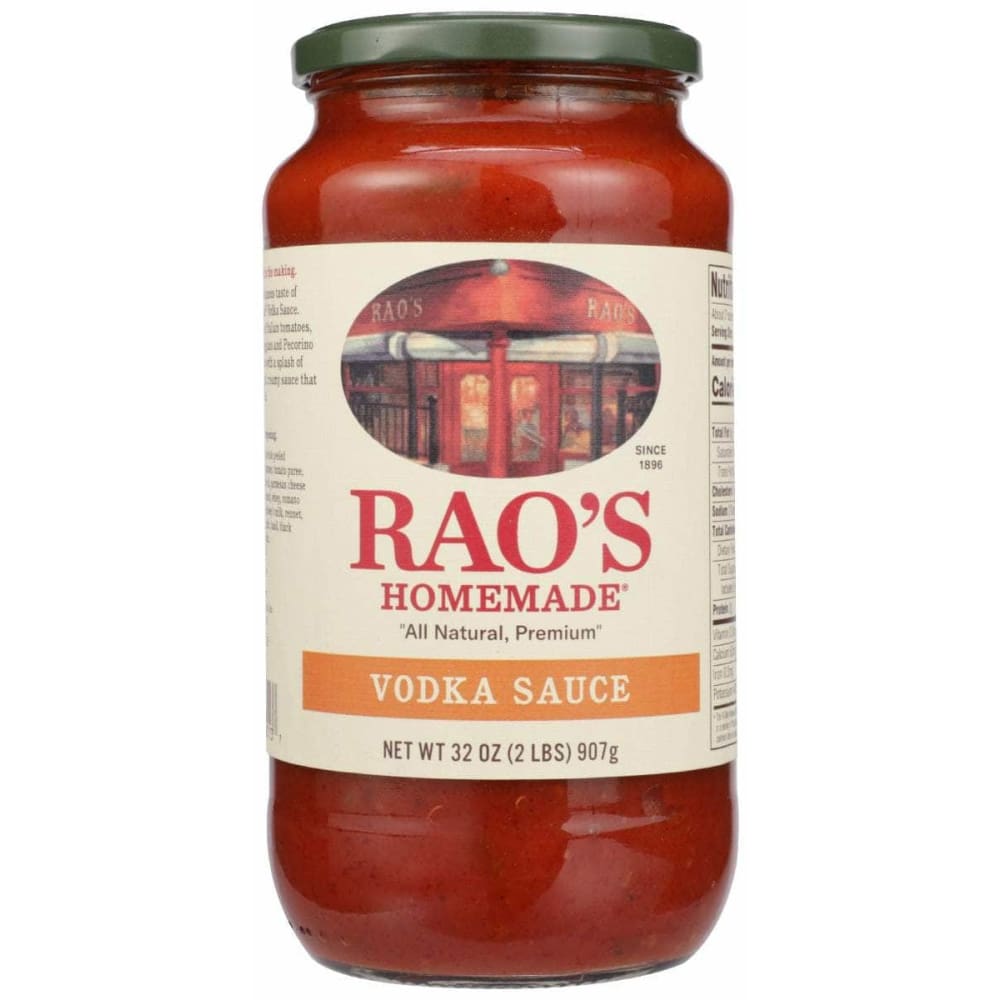 RAOS: Vodka Sauce, 32 oz (Case of 2) | ShelHealth