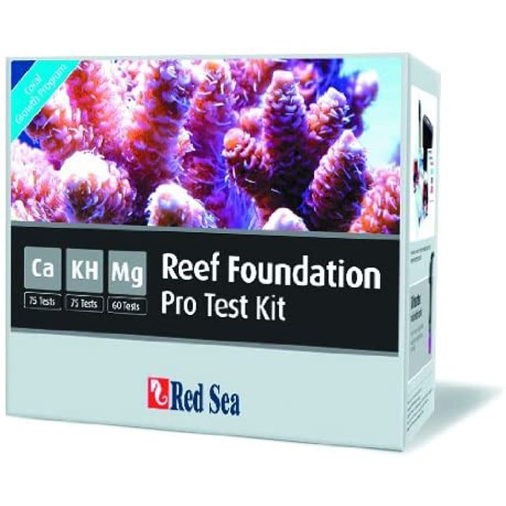 Red Sea Reef Foundation Pro Test Kit Calcium: 75 tests KH-Alkalinity ...
