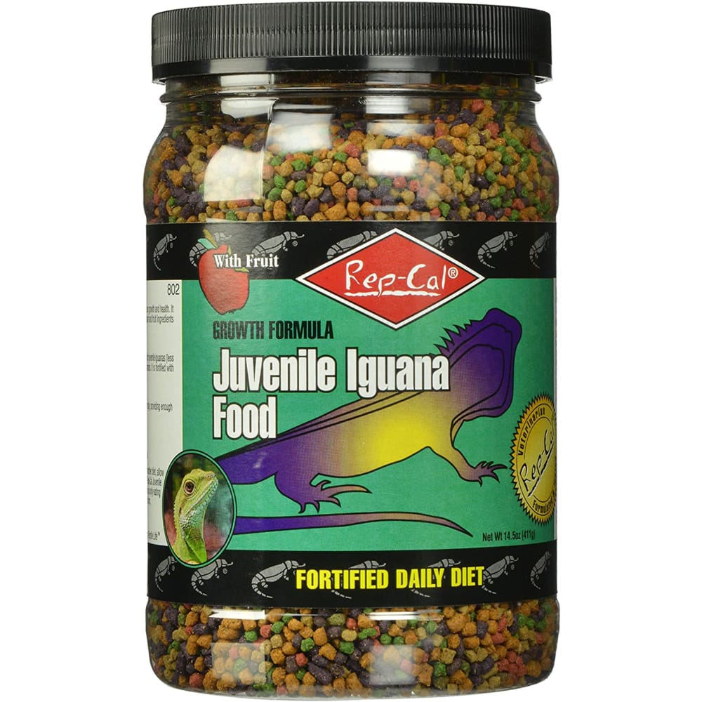 Rep-Cal Research Labs Growth Formula Juvenile Iguana Dry Food 14.5 oz ...