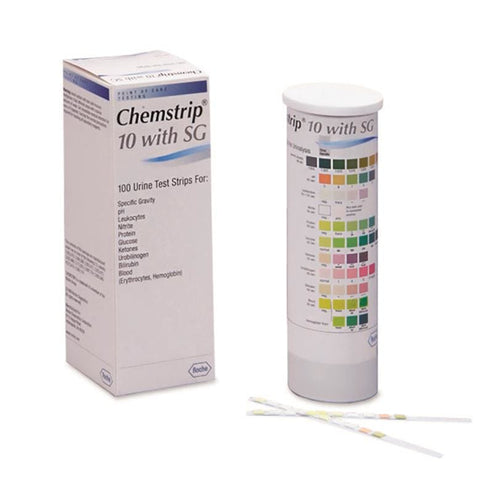 Roche Diagnostics Chemstrip 10 Sg 100/Bt, Box of OTTLE | ShelHealth