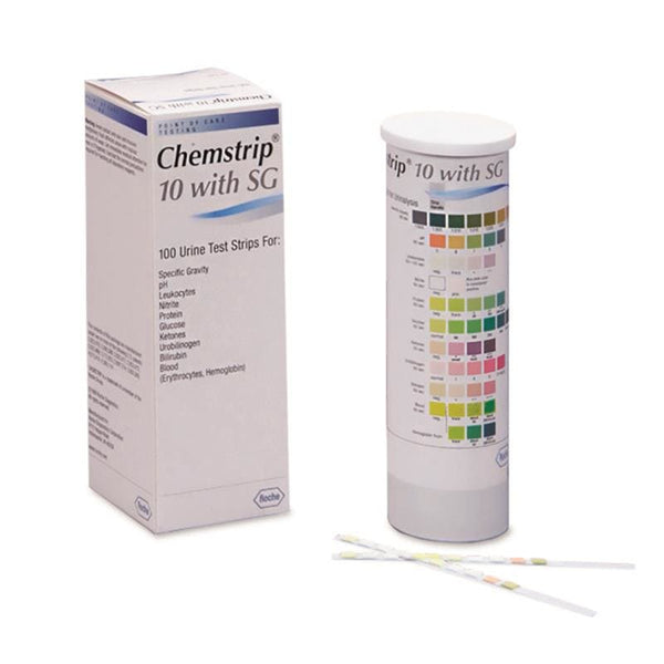 Roche Diagnostics Chemstrip 10 Sg 100/Bt, Box of OTTLE | ShelHealth