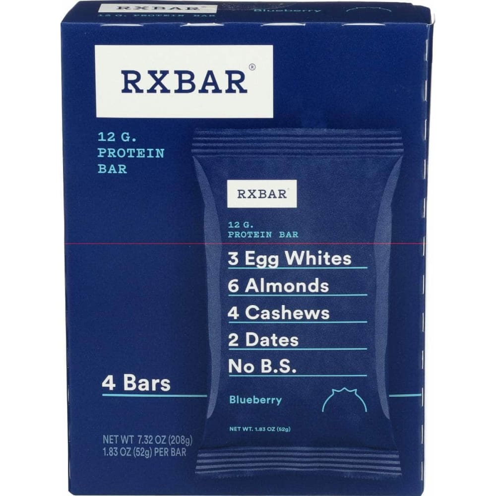 RXBAR Blueberry Protein Bars, 4 pk | ShelHealth