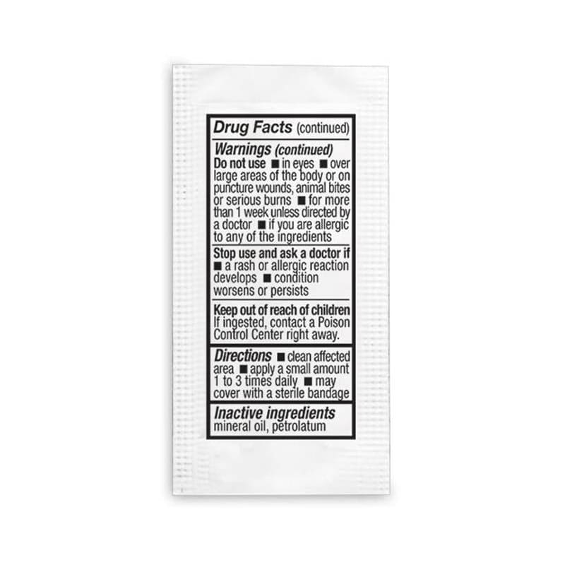 Safetec Bacitracin Ointment .9Gm Foil Pack, Box of 144 | ShelHealth