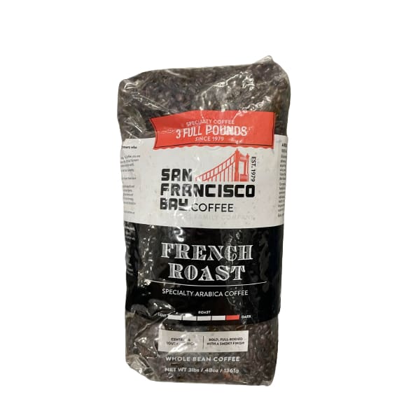 San Fransico Bay Coffee French Roast Arabica Coffee, 3 lbs. | ShelHealth