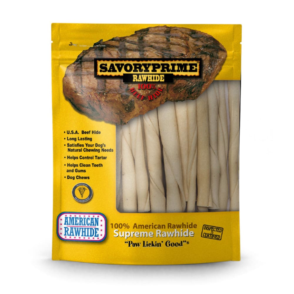 Savory Prime Supreme Twist Sticks White 5 in 30 Pack | ShelHealth