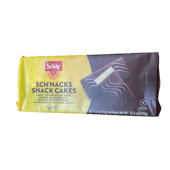 Schär Gluten-Free Sch'nacks Snack Cakes, 1.2 oz, 10 count | ShelHealth