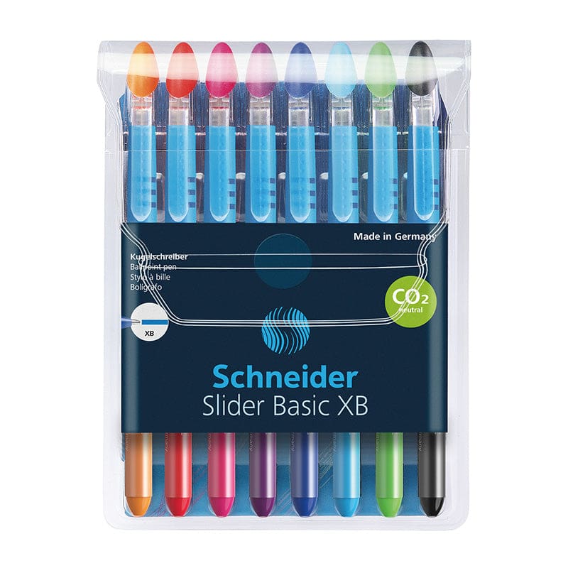 Schneider 8 Color Assortment Slider Xb Ballpoint Pens (Pack of 2 ...