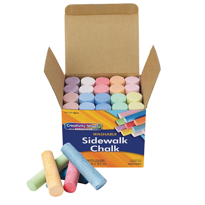 Sidewalk Chalk 20 Pieces (Pack of 10) | ShelHealth