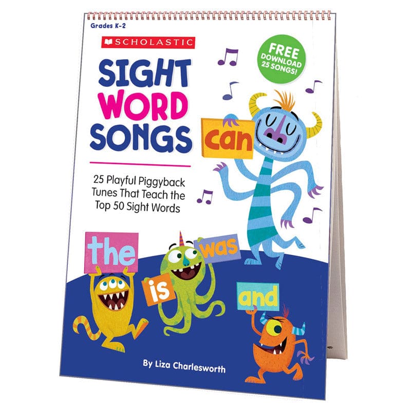 Sight Word Songs Flip Chart | ShelHealth