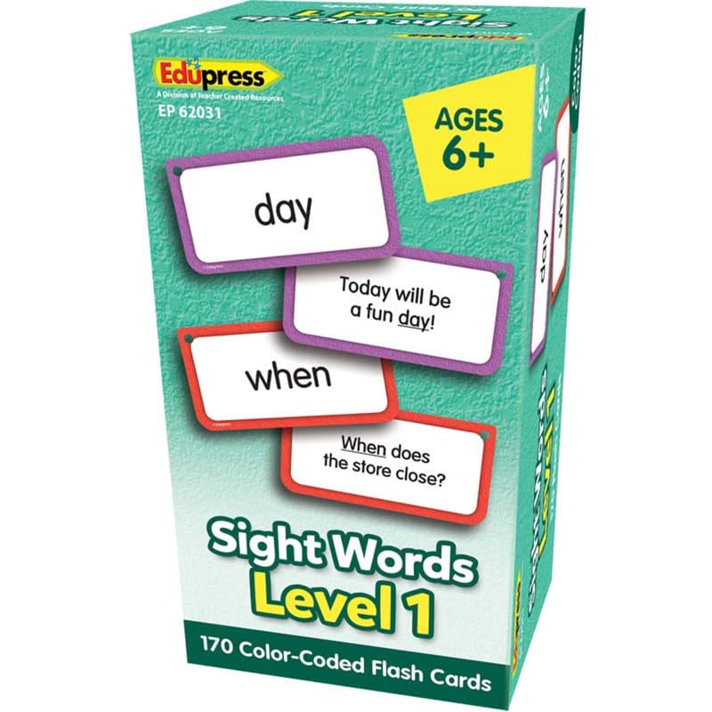Sight Words Flash Cards Level 1 (Pack of 3) | ShelHealth