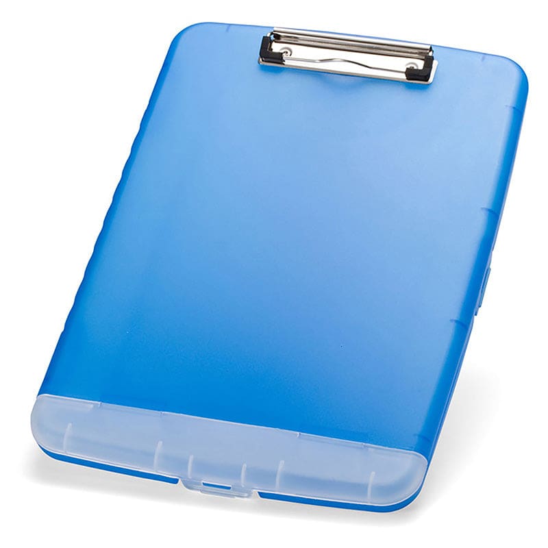 Slim Clipboard Storage Box Blue (Pack of 2) | ShelHealth