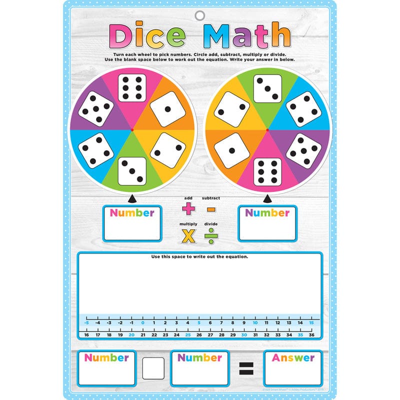 Smart Wheel Dice Math (Pack of 10) | ShelHealth