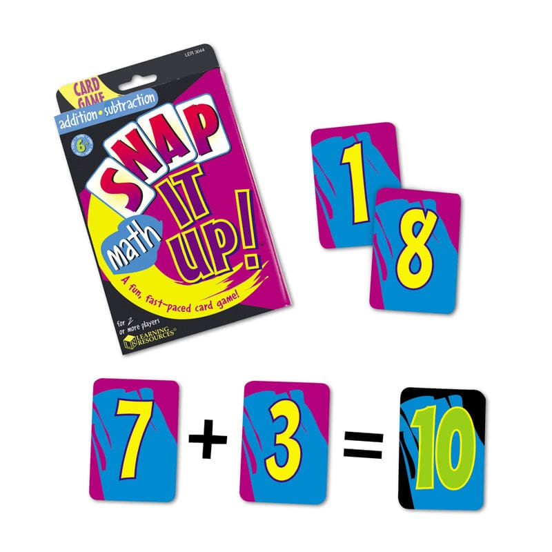 Snap It Up Addition/Subtraction Gr 1 & Up (Pack of 6) | ShelHealth