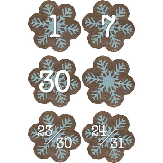 Snowflakes Calendar Days Home Sweet Classroom (Pack of 12) | ShelHealth