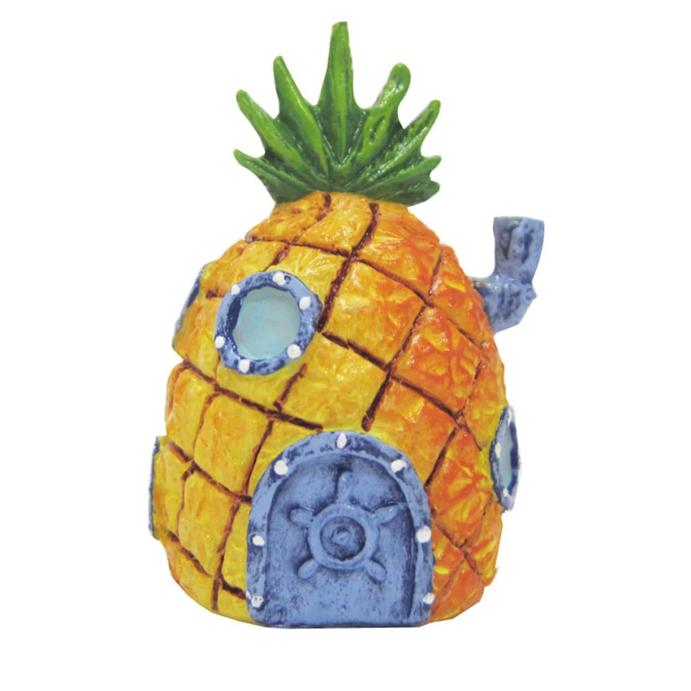 SpongeBob Pineapple Home Aquarium Ornament Orange; Grey; Green 2 in ...