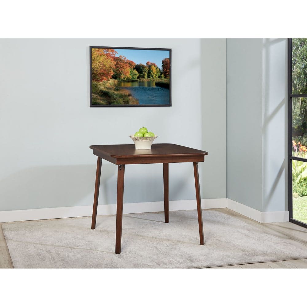 Stakmore 32" x 32" Wood Folding Table | ShelHealth